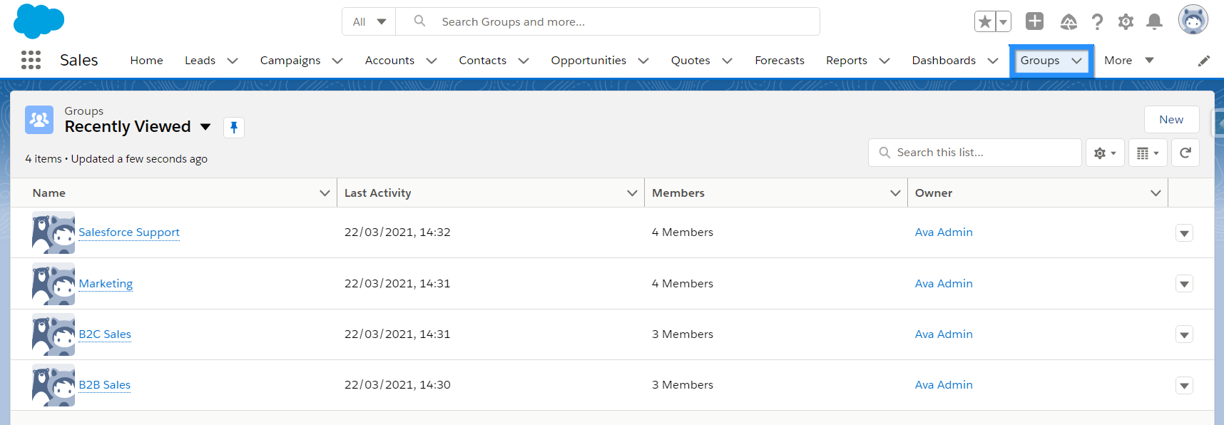 Features of Chatter – Courses