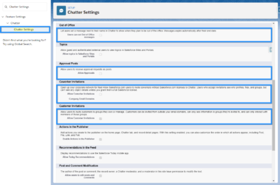 Features of Chatter – Courses