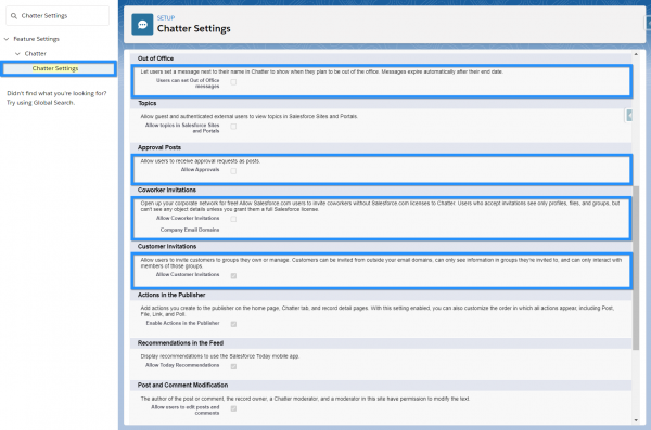 Features of Chatter – Courses