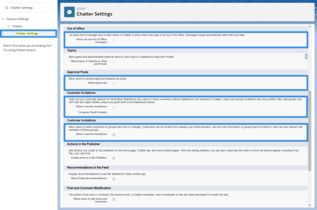 Features of Chatter – Courses