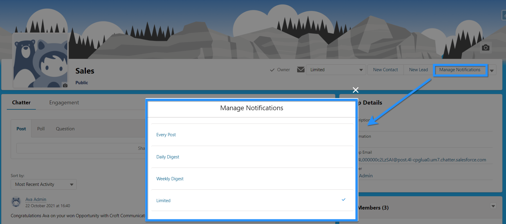 Features of Chatter – Courses